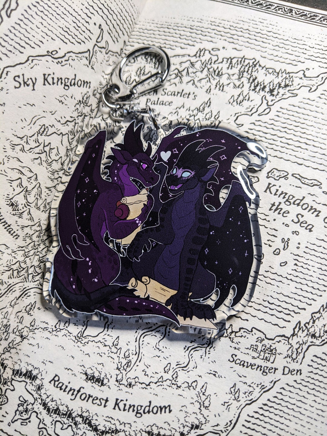 Starflight and Fatespeaker [ Wings of Fire WOF Acrylic Charm ] - Etsy