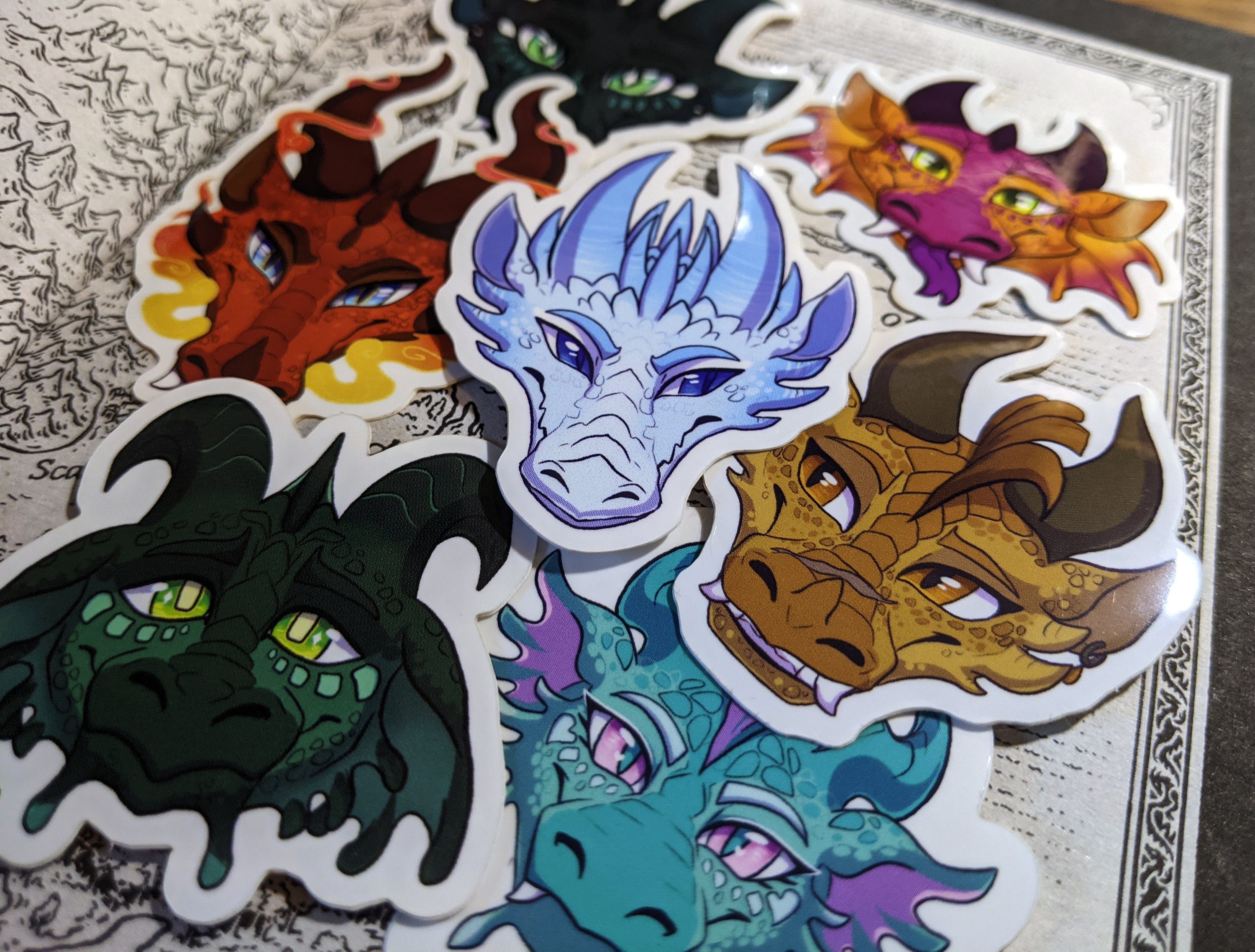 Stickers: the Jade Winglet / Arc 2 [ Wings of Fire ] - Etsy Canada