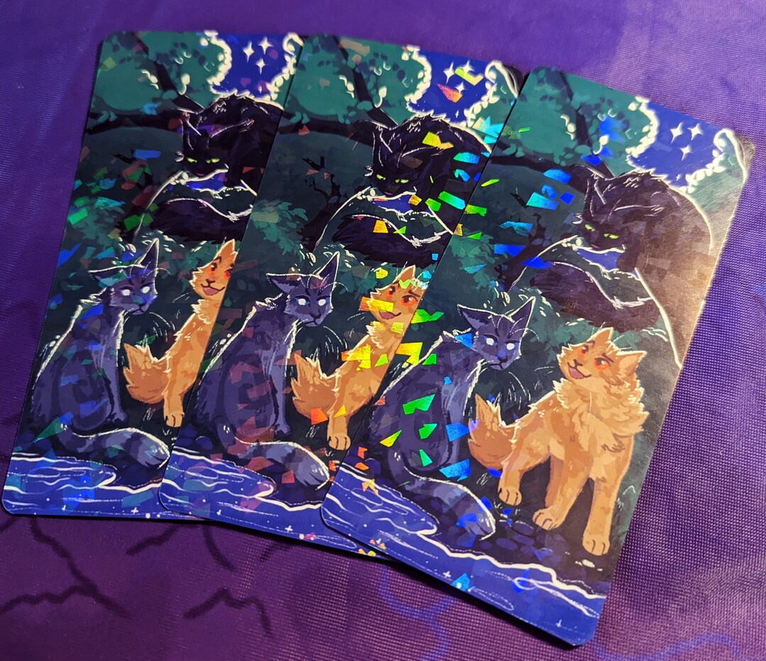 The Power of Three Bookmark [ Fighting Felines Holographic Bookmark ...