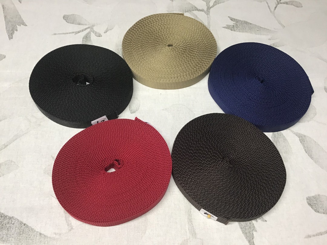 3/4” Heavyweight Polypropylene Web-strap Strapping for Purses Backpacks ...