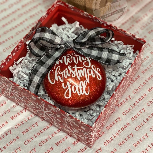 Silver Christmas Ornaments Clipart Digital Glitter Christmas | Etsy