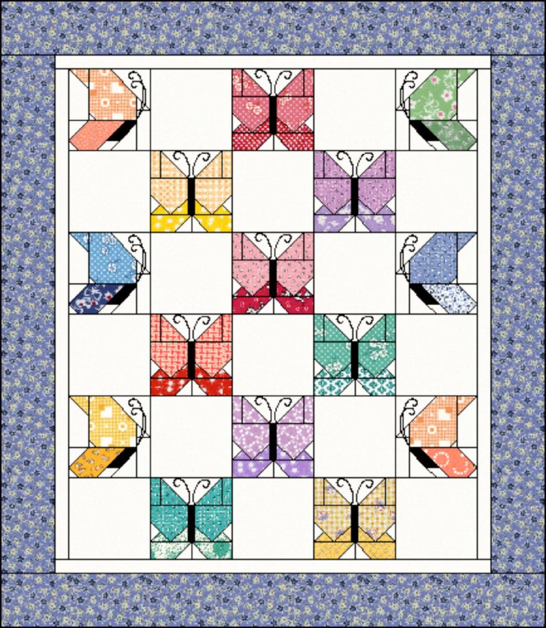 Butterfly Quilt Designed by Ruby Short Mckim - Etsy