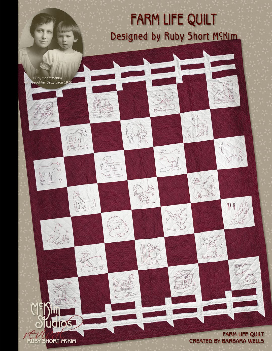 Farm Life Quilt Pattern Book, Designed by Ruby Short Mckim, 1930 - Etsy