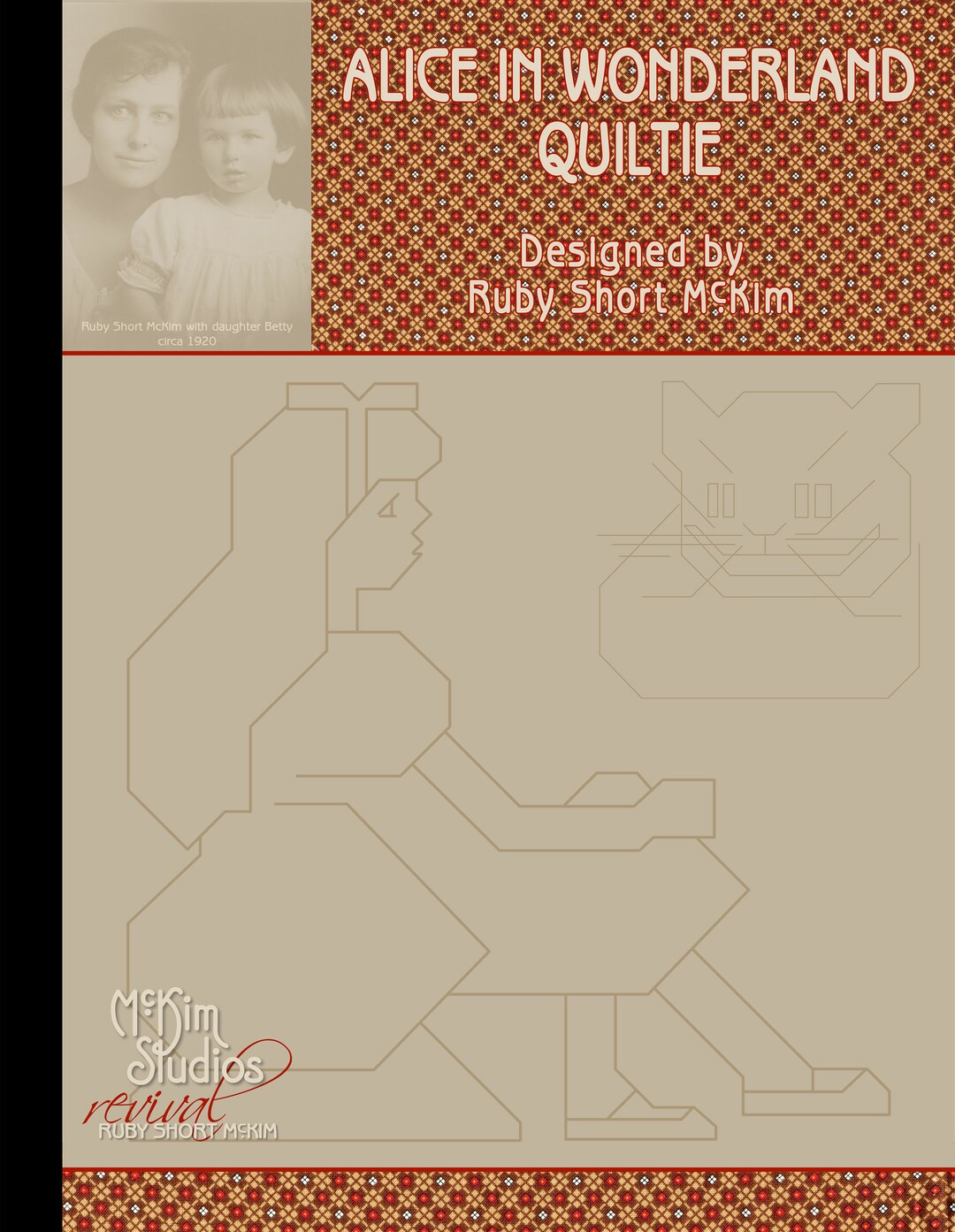 Alice in Wonderland Quilt Pattern Book, Designed by Ruby Short Mckim, 1922 - Etsy
