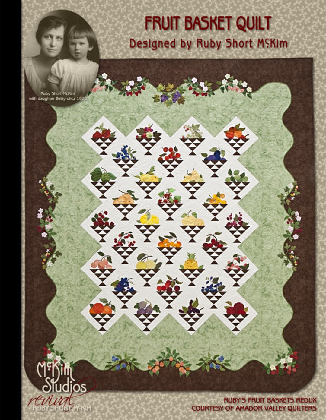 Fruit Basket Quilt Pattern Book, Designed by Ruby Short Mckim, 1932 - Etsy