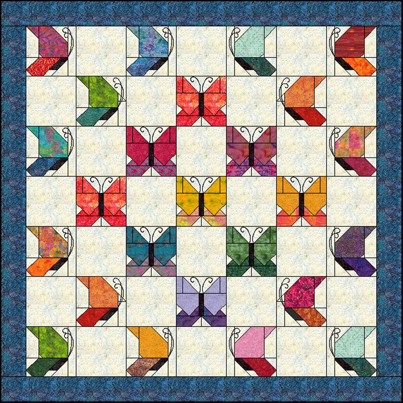 Butterfly Quilt Designed by Ruby Short Mckim - Etsy