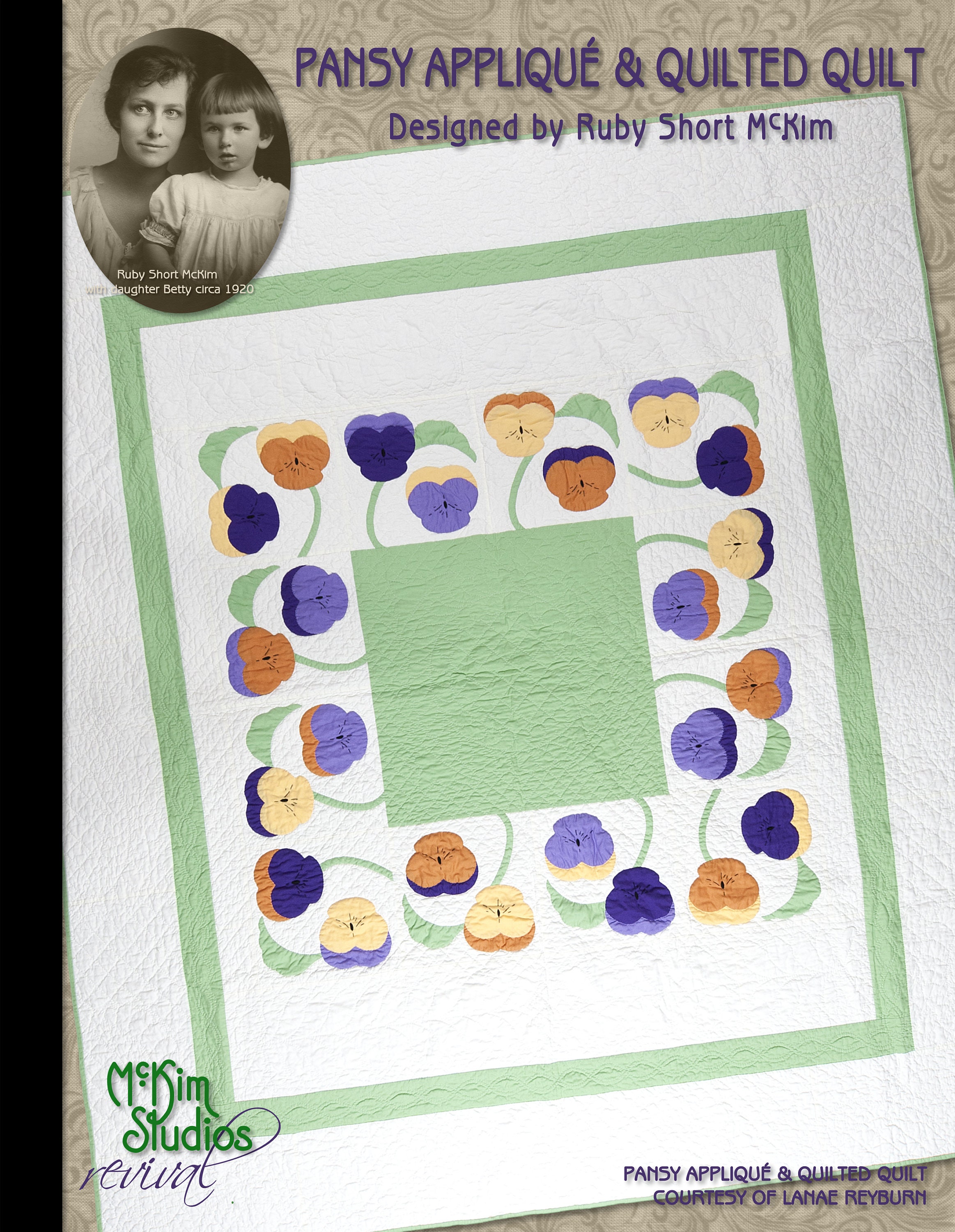 Pansy Appliqué & Quilted Quilt Pattern Book, Designed by Ruby Short Mckim, 1931 - Etsy