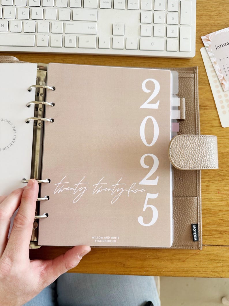 Printable Personal Neutral 2025 Planner Dashboard - Printable Planner ...