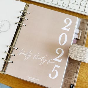 Printable Personal Neutral 2025 Planner Dashboard - Printable Planner ...