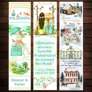 Children's Classic Books Bookmarks Literary Bookmarks - Etsy
