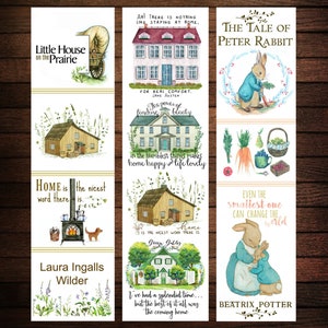 Children's Classic Books Bookmarks Literary Bookmarks - Etsy