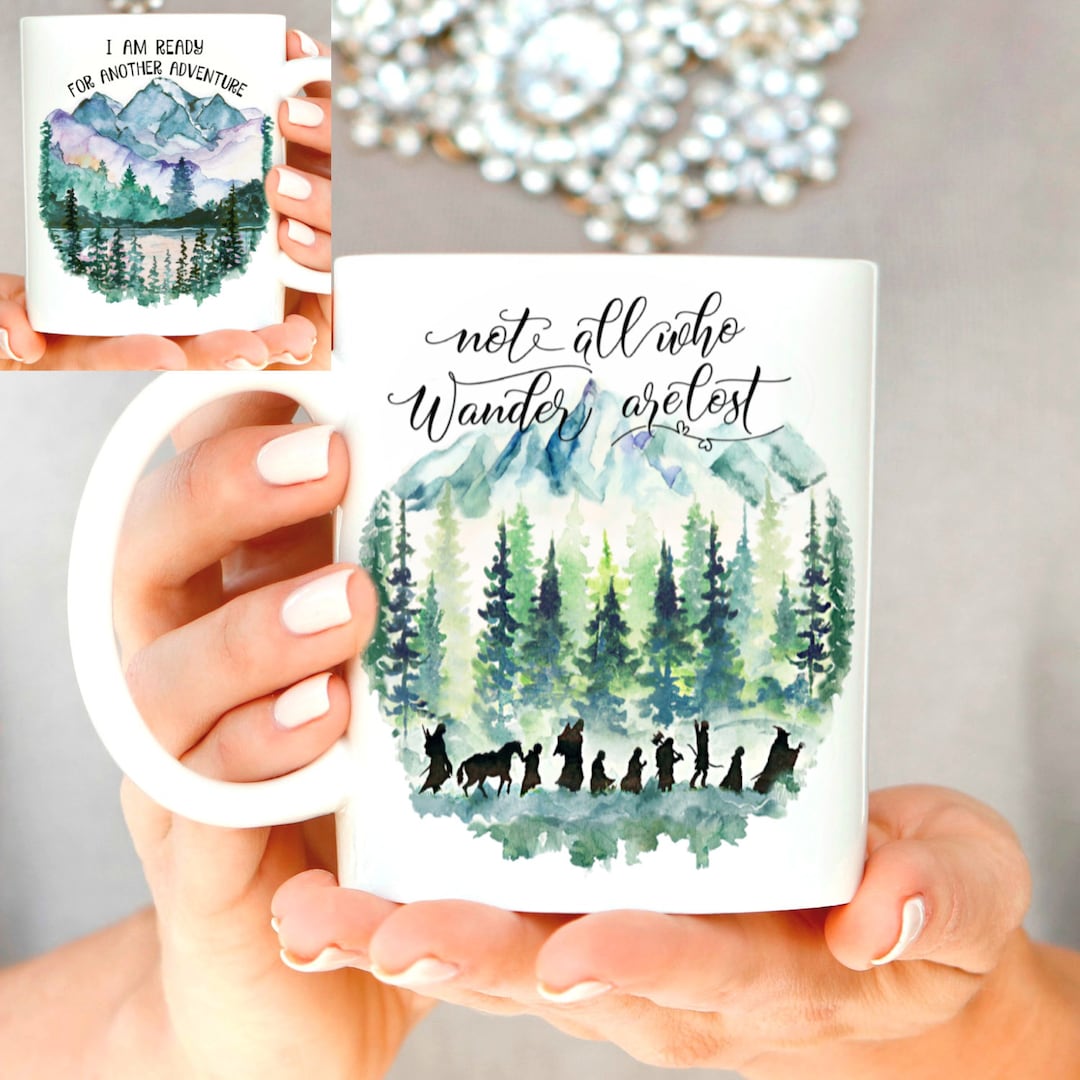 Lord of the Rings Mug: Tolkien Quote Ceramic Coffee Cup - Etsy