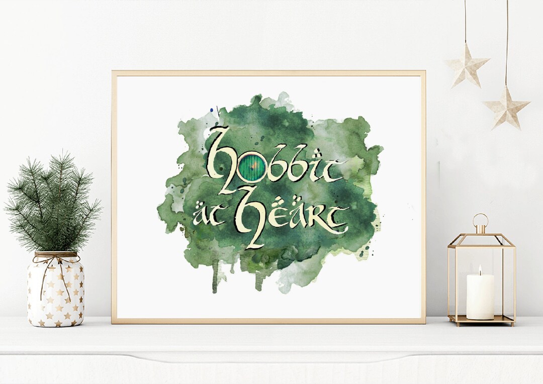 Hobbit Watercolor Art J. R. R. Tolkien Quote LOTR Quotes - Etsy