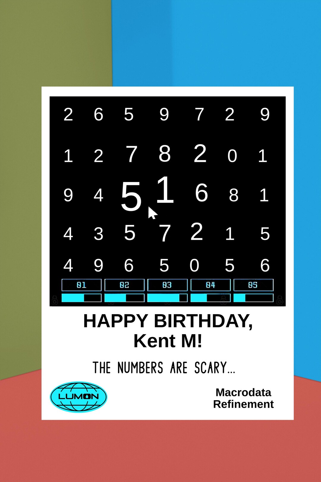 Customized Severance Birthday Card - Personalized Severance MDR ...