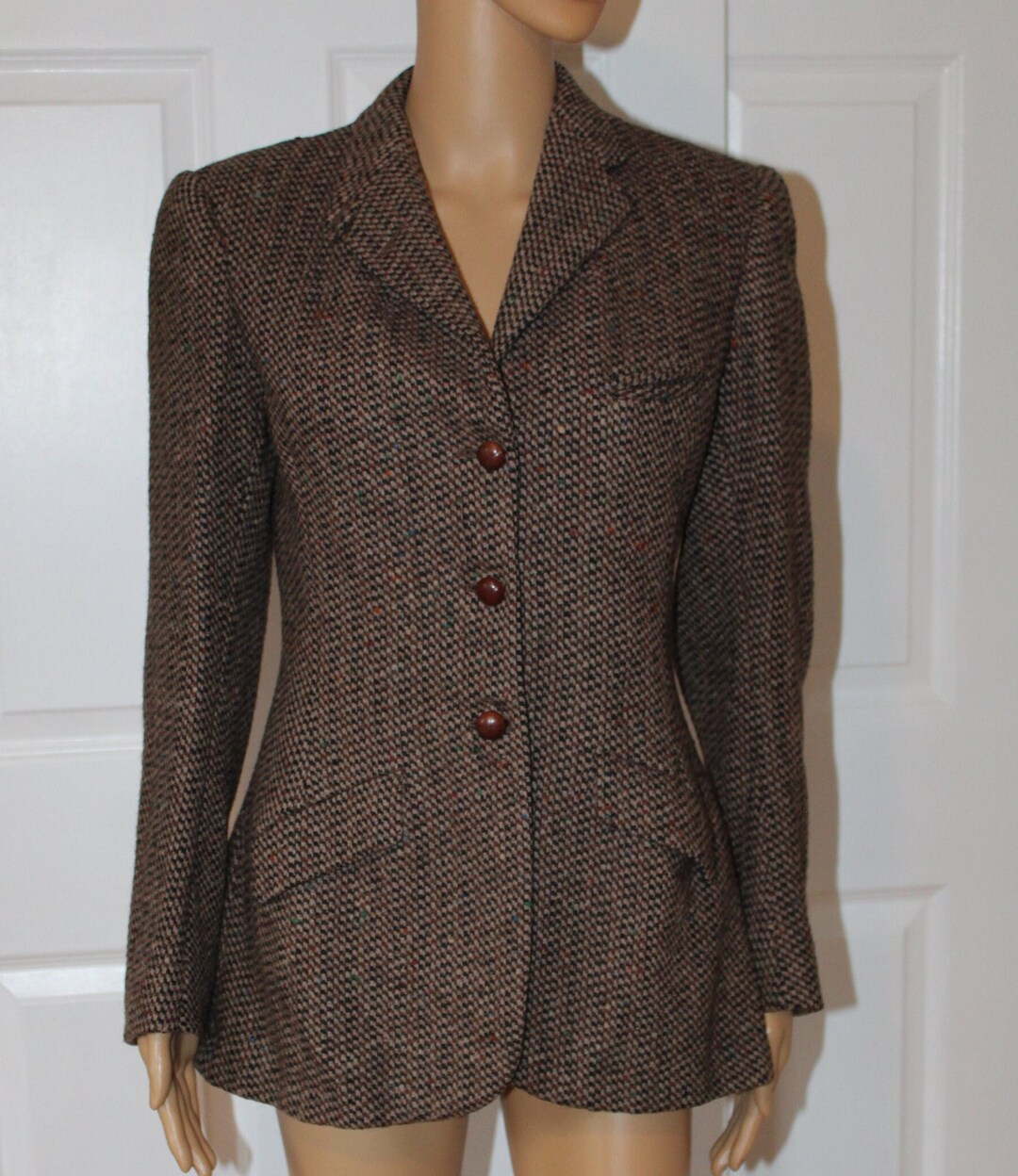 SZ. S, Tweed English Riding Jacket, Vintage 1930's, Beckwith's of ...