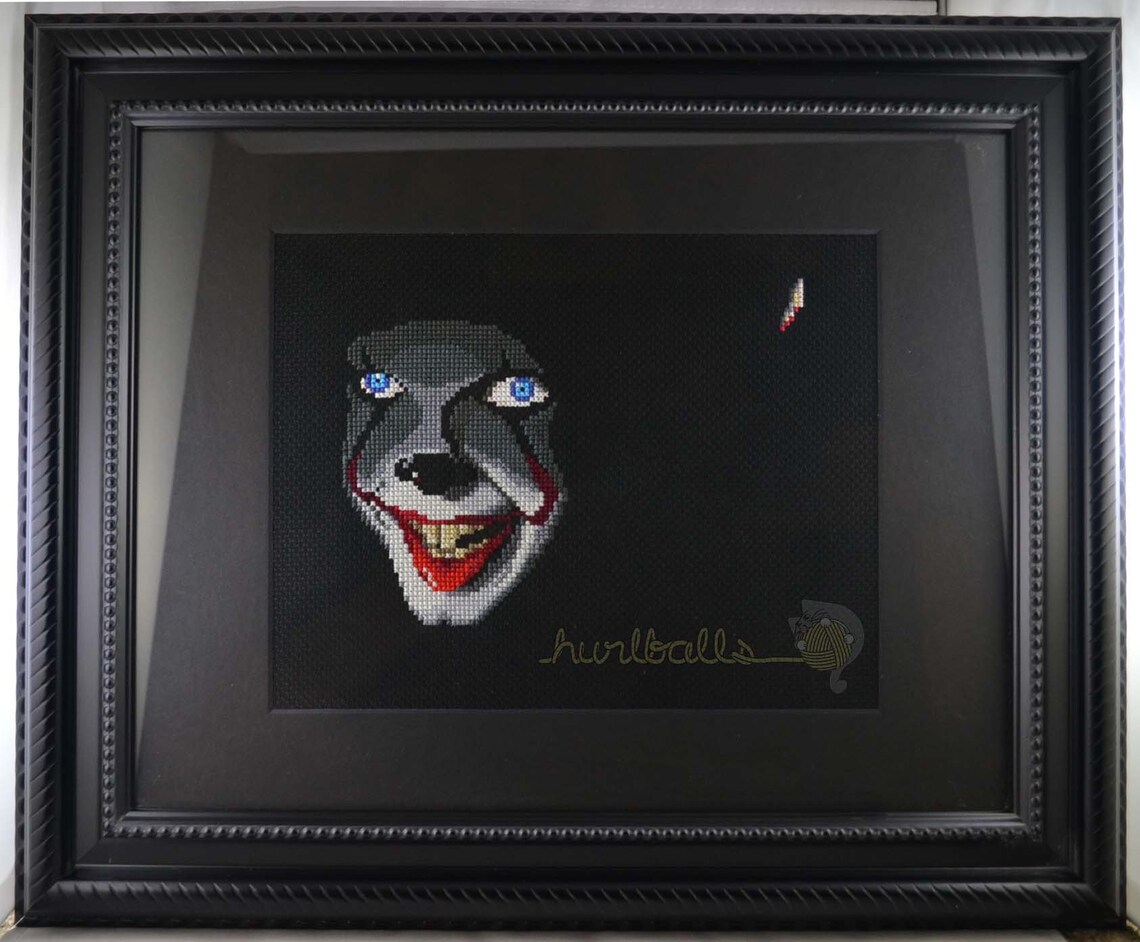 Pennywise PDF Cross Stitch Pattern - Etsy