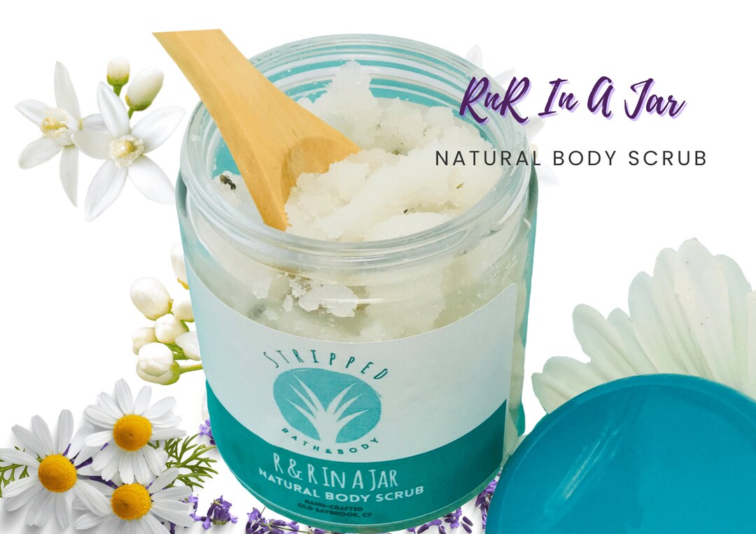 Rnr in A Jar Handmade Exfoliating Body Scrub 12oz Essential Oil Blend ...