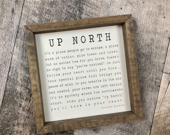 Up north poem | Etsy