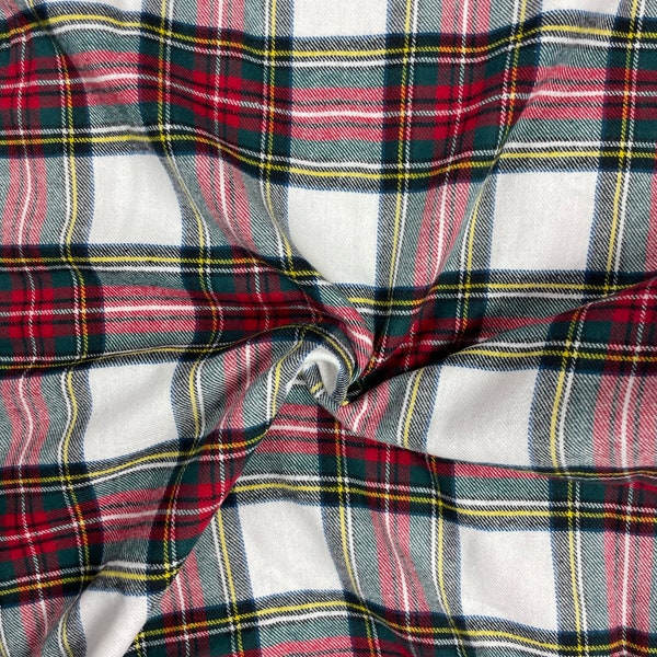 Cotton Stewart Plaid Fabric - Etsy