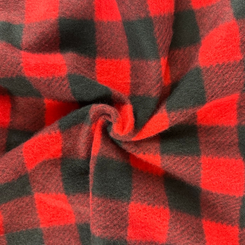 Blue Buffalo Plaid Fabric - Etsy
