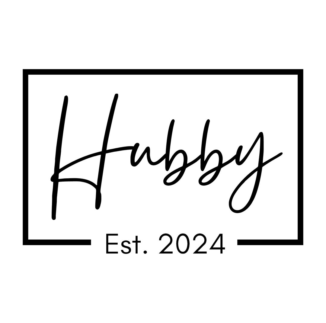 Hubby 2024 SVG, Png, Jpeg, EPS, Digital Download, Digital File, Wedding ...
