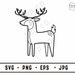Woodland Deer, SVG, Png, Jpeg, EPS, Digital Download, Digital File ...