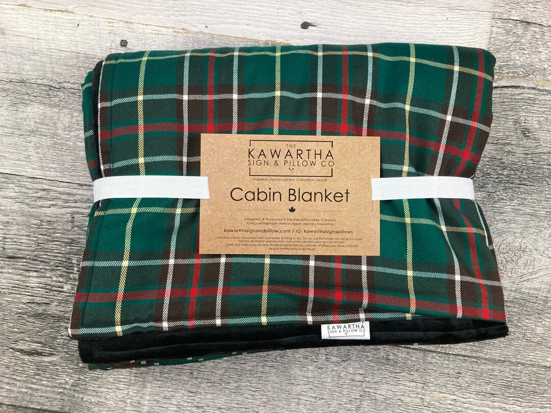 Newfoundland Tartan Blanket | Throw Blanket L Newfie Blanket | Tartan ...