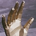 Hand- Low Poly Pdf 3D Papercraft Template, Low Poly DIY Paper Sculpture ...