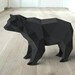 BEAR DIY 3D Papercraft PDF Paper Sculpture Template, Origami Kit, Paper ...