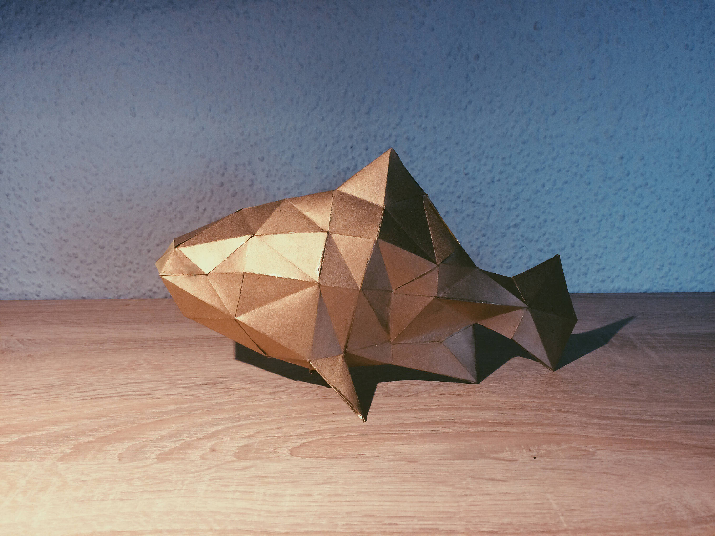 FISH DIY 3D Papercraft PDF Paper Sculpture Template, Origami Kit, Paper ...