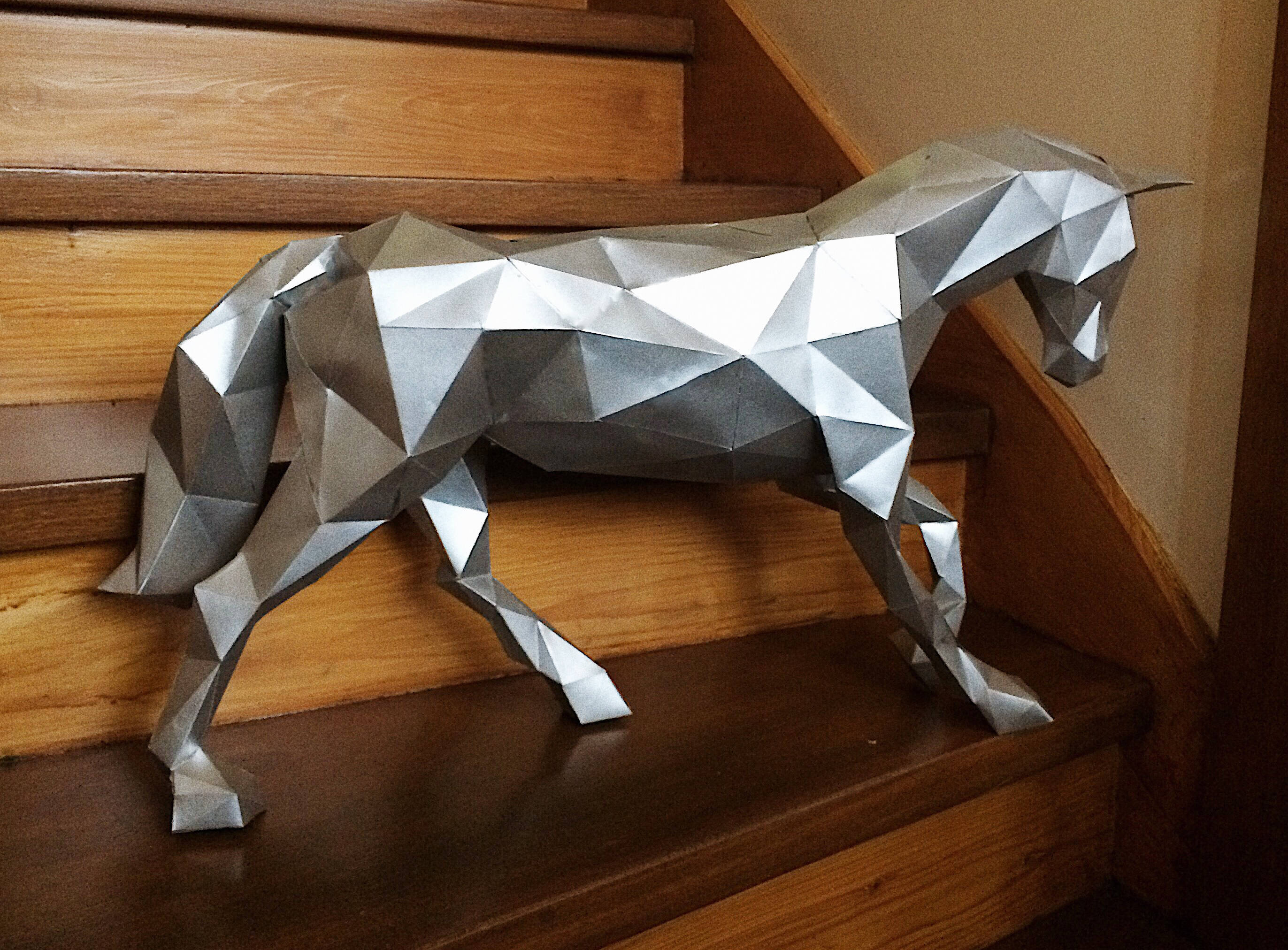 HORSE DIY 3D Papercraft PDF Paper Sculpture Template Origami - Etsy Canada