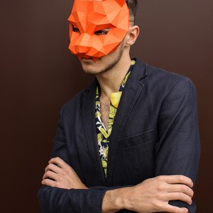 Tiger VIP MASK Papercraft Printable DIY Half Face Mask for Kids and ...