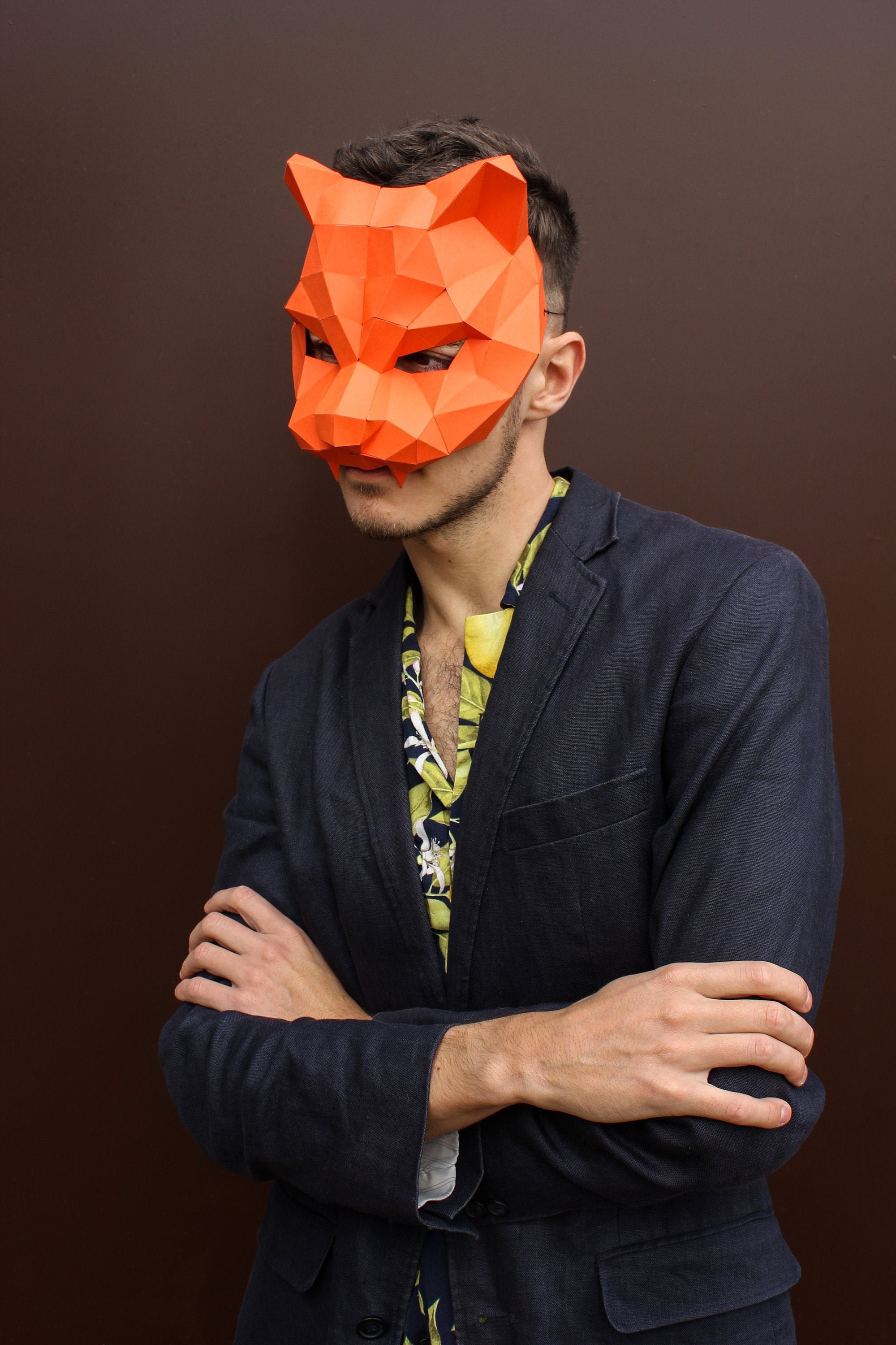 Tiger VIP MASK Papercraft Printable DIY Half Face Mask for - Etsy