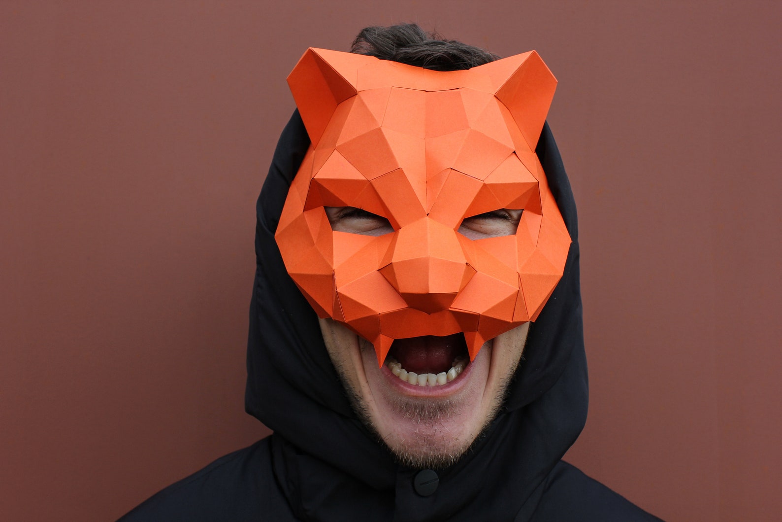 Tiger VIP MASK Papercraft Printable DIY Half Face Mask for - Etsy