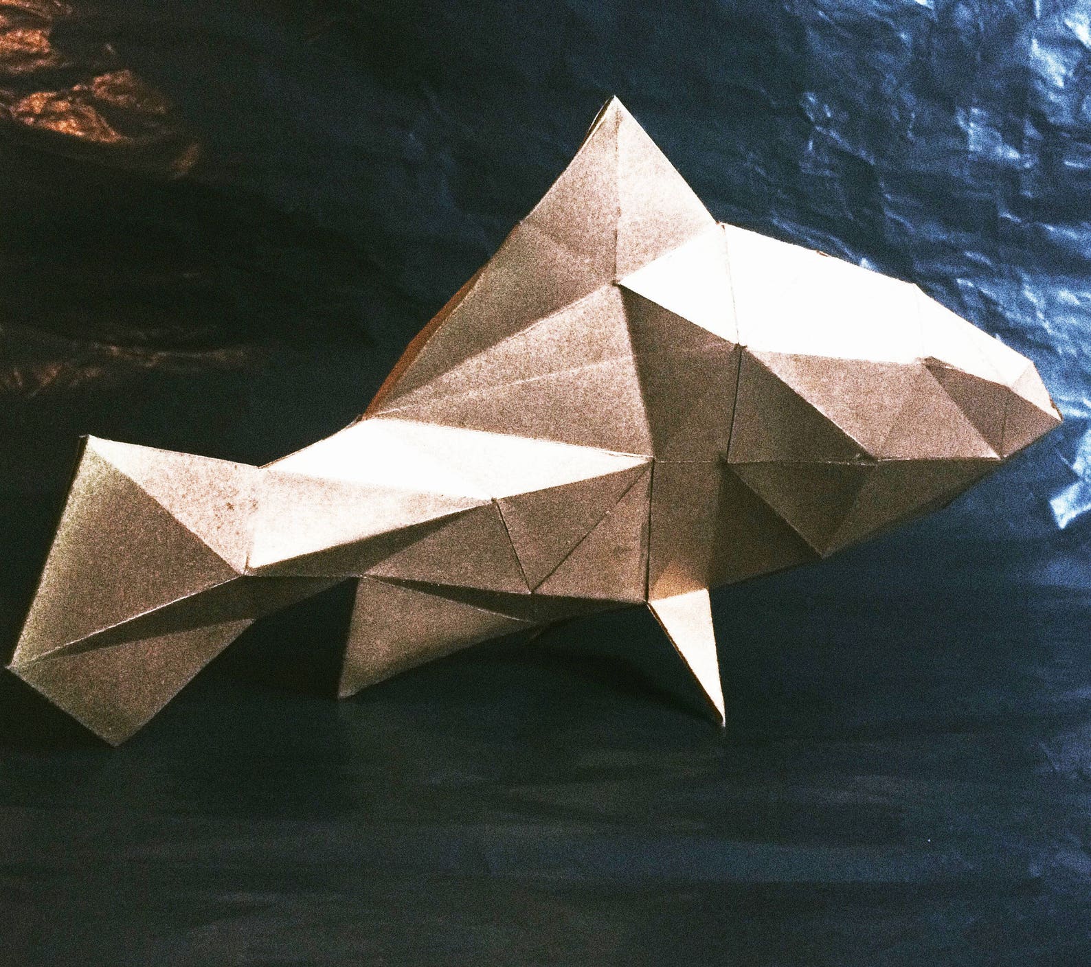 FISH DIY 3D Papercraft PDF Paper Sculpture Template, Origami Kit, Paper ...