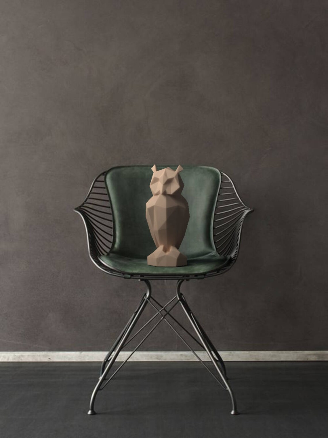 Owl Papercraft Paper Owl Animal Trophy Loft Decor Home - Etsy