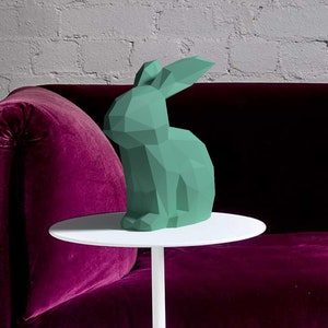 RABBIT Papercraft PDF Template - Paper Sculpture, Origami Kit, Paper ...