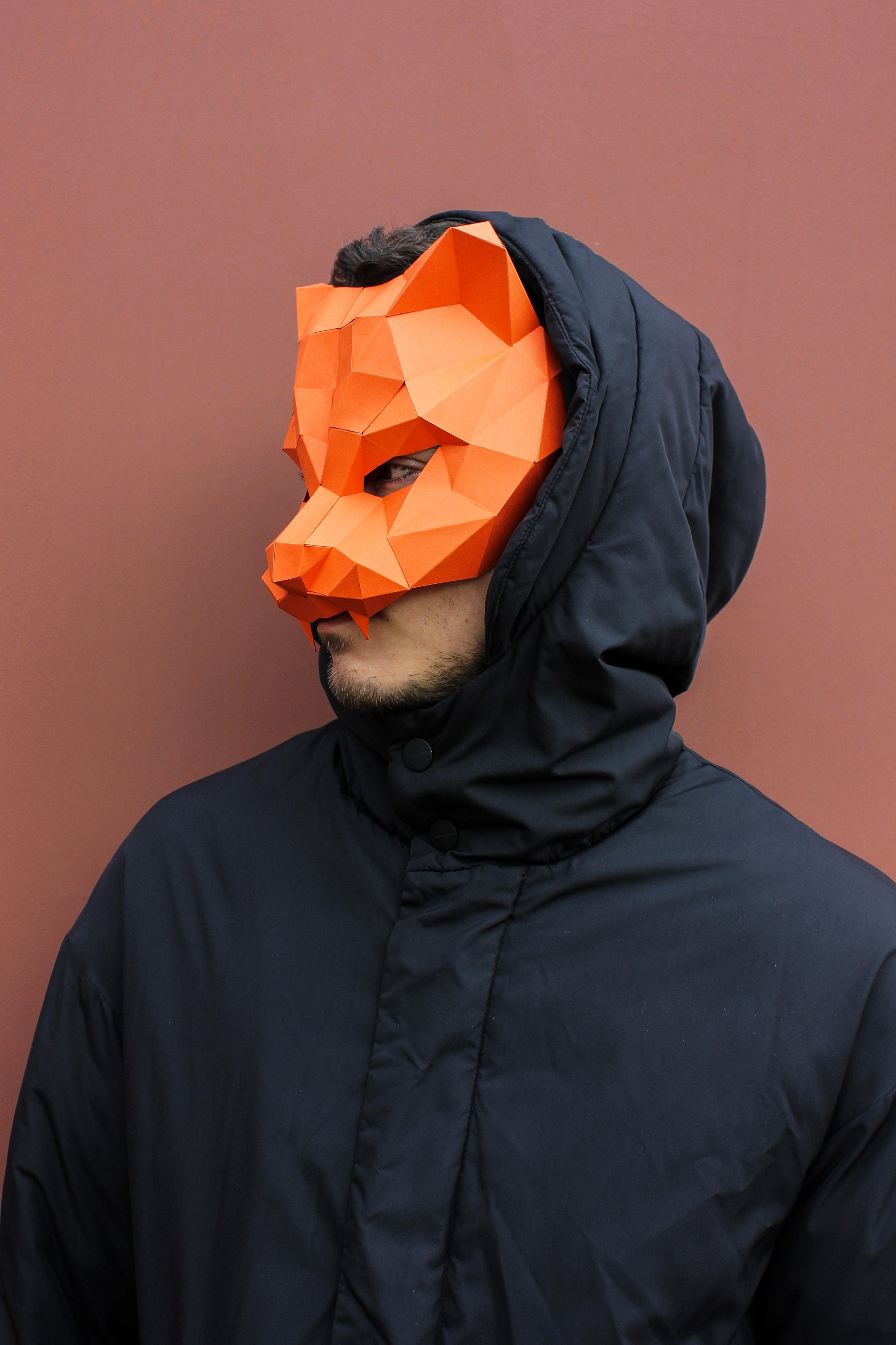 Tiger VIP MASK Papercraft Printable DIY Half Face Mask for - Etsy