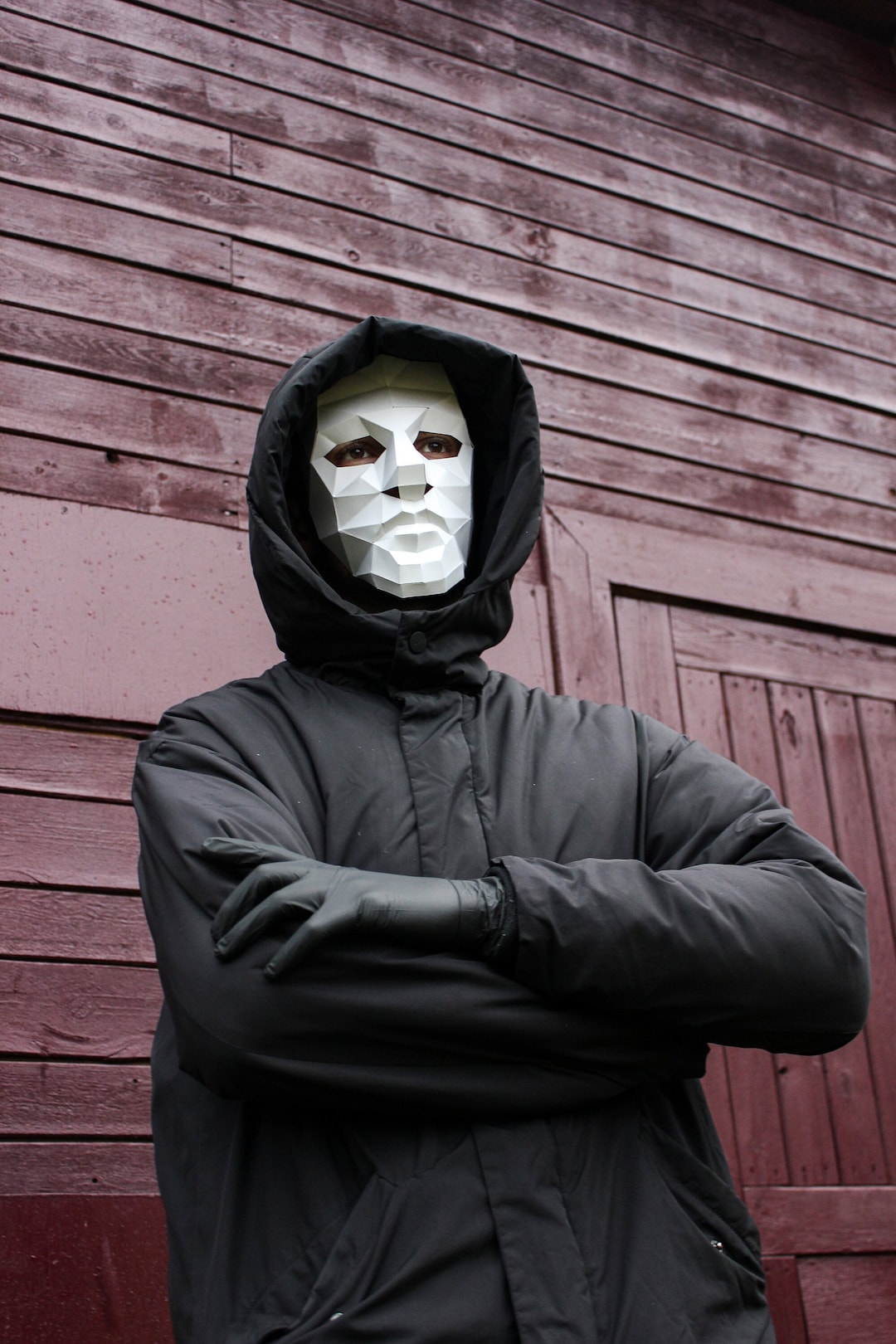 Frontman Mask, SQUID Game Inspired - Human Paper Mask, Unique Original ...