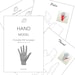Hand- Low Poly Pdf 3D Papercraft Template, Low Poly DIY Paper Sculpture ...