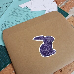 RABBIT Papercraft PDF Template Paper Sculpture, Origami Kit, Paper ...