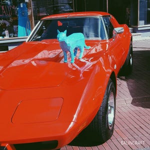 Papercraft Cat. Printable DIY Template 3D - PDF Download Low Poly Paper ...