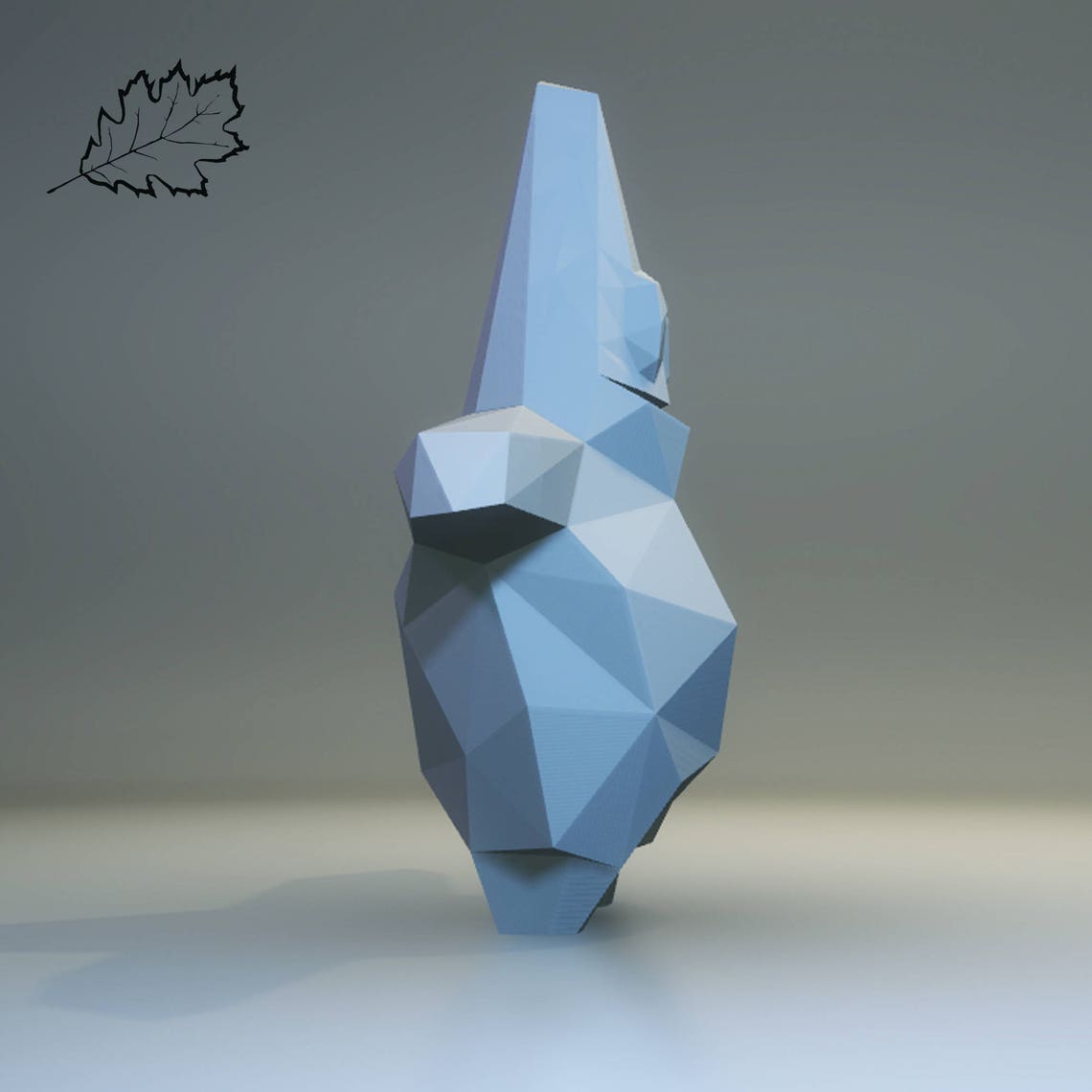 Spongebob Inspired Patrick Star Papercraft Sculpture. Low Poly 3D DIY ...