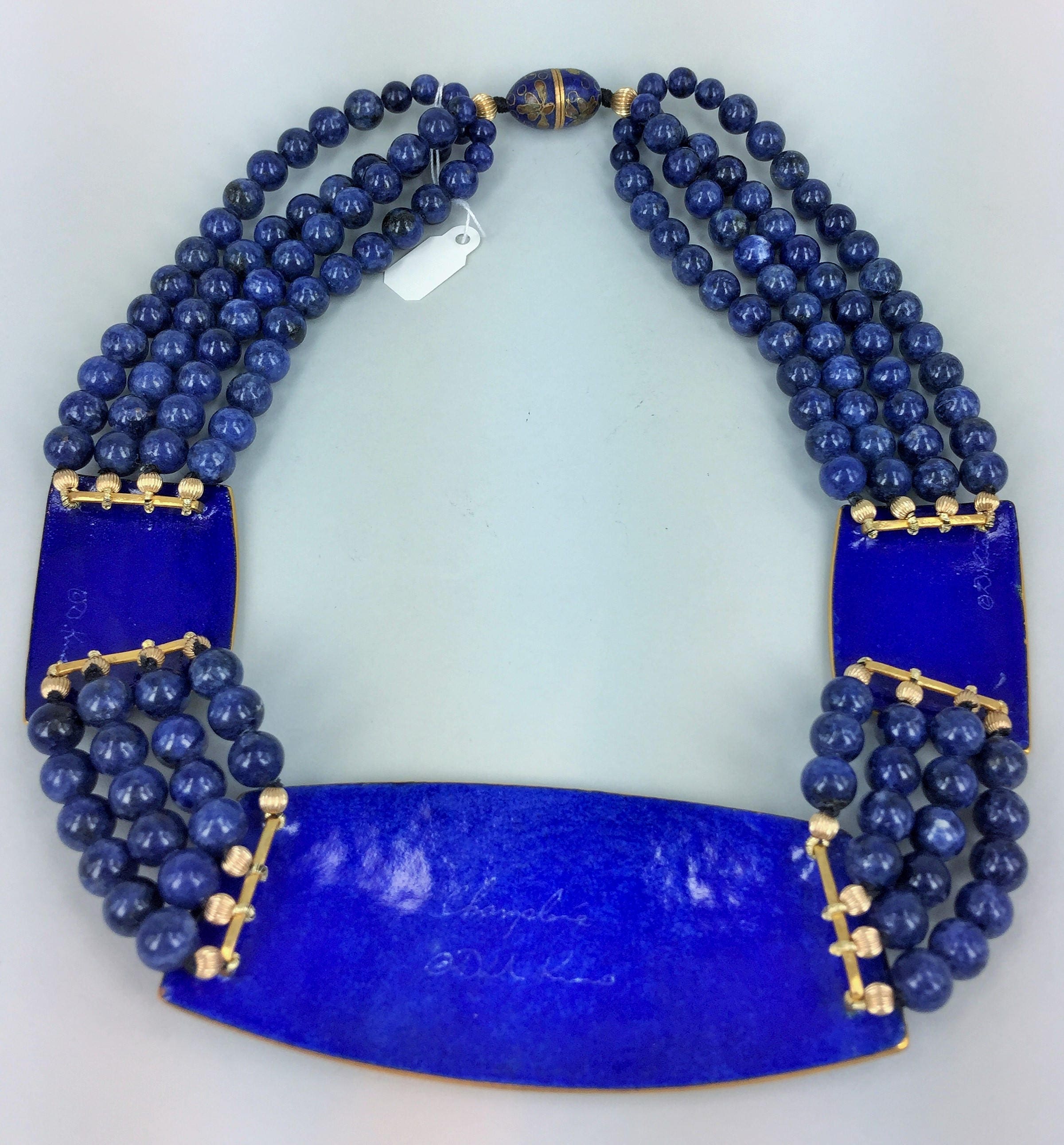 David Kuo Hand Made Champleve Enamel Necklace Jewelry - Etsy