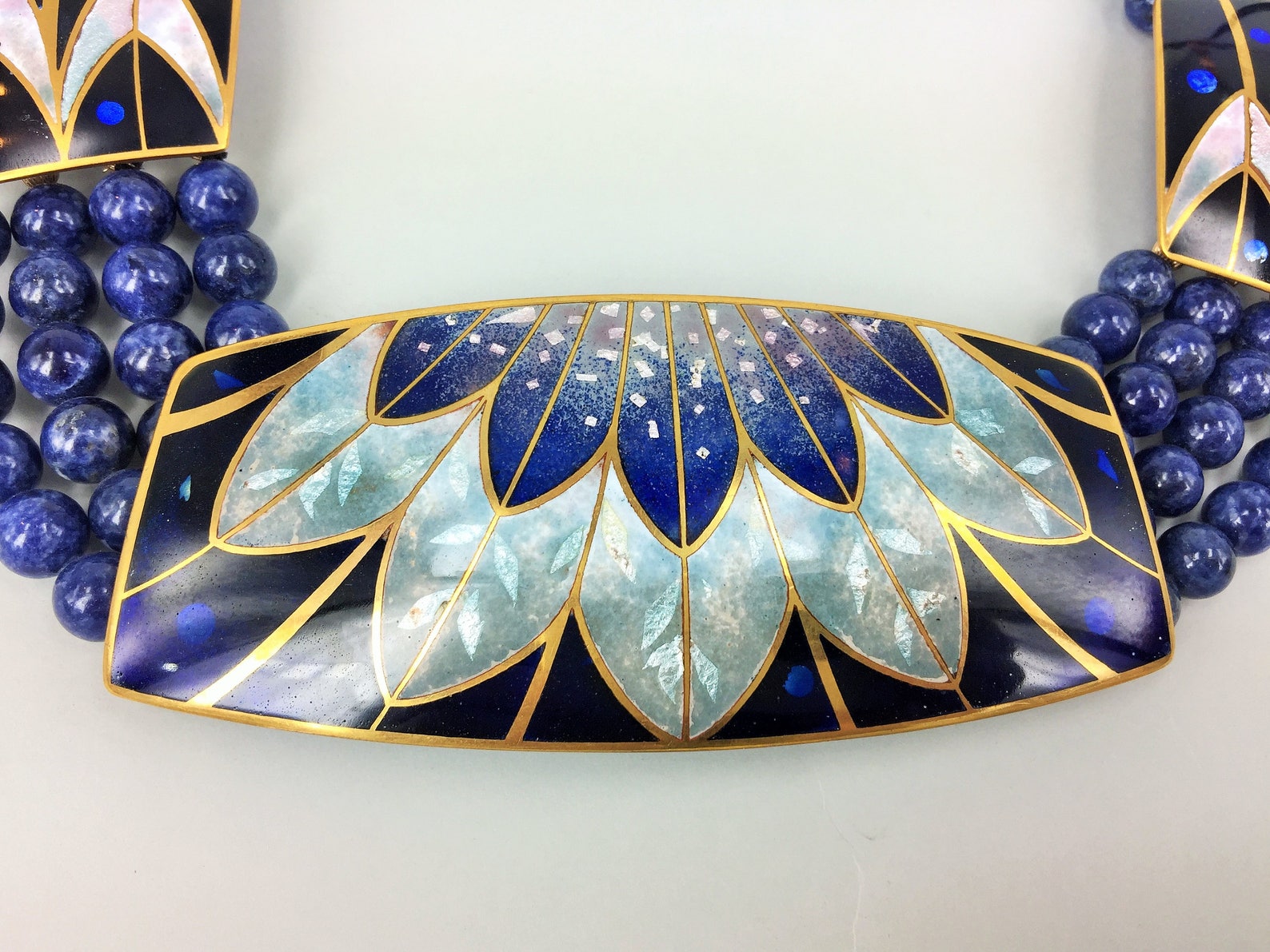 David Kuo Hand Made Champleve Enamel Necklace Jewelry - Etsy