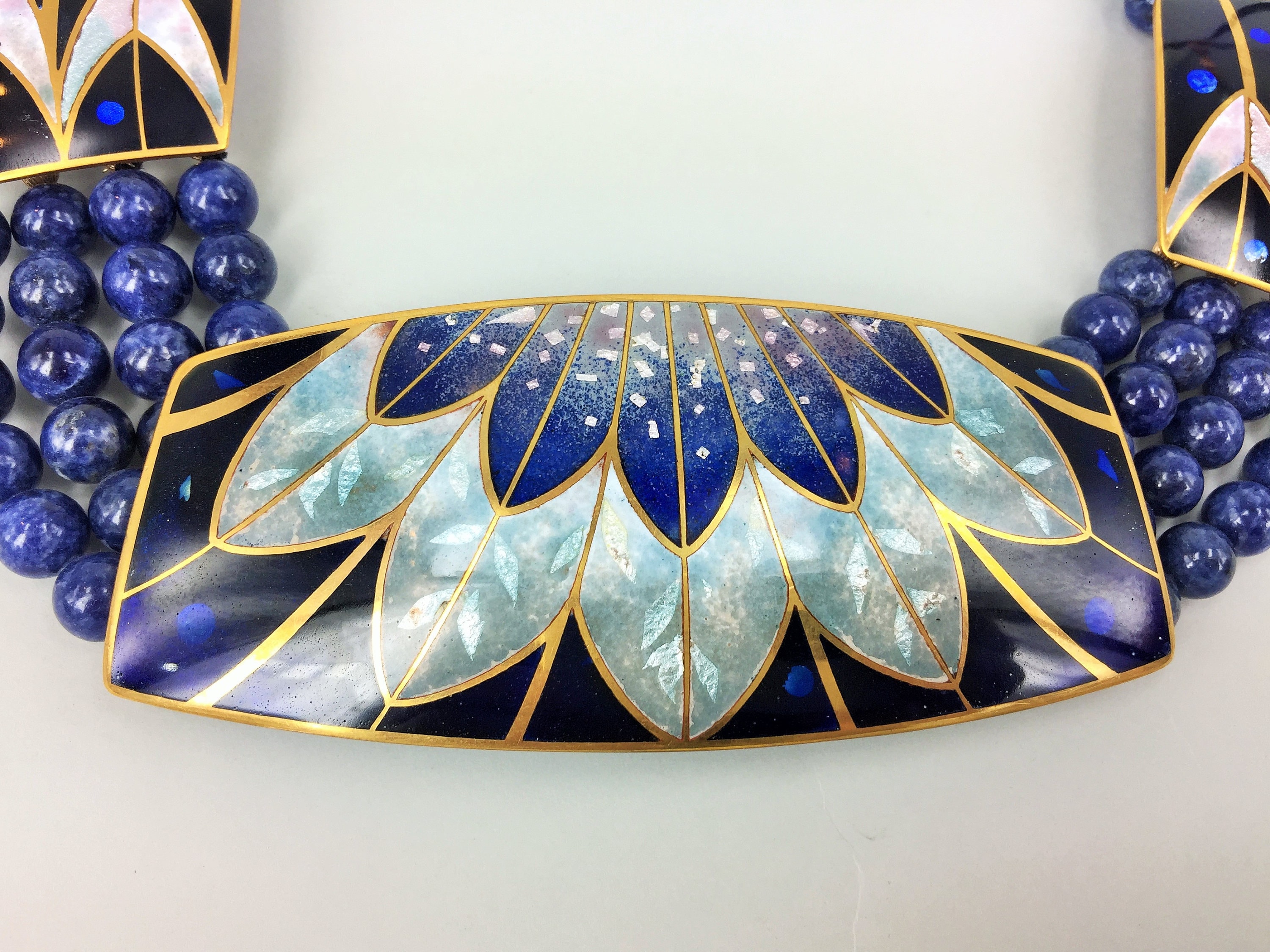 David Kuo Hand Made Champleve Enamel Necklace Jewelry - Etsy