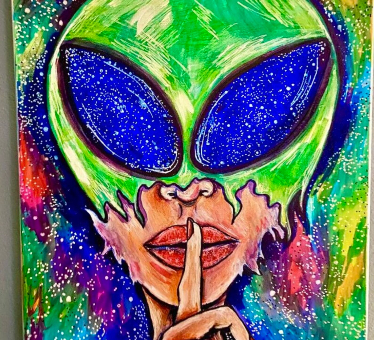 Alien Print - Etsy