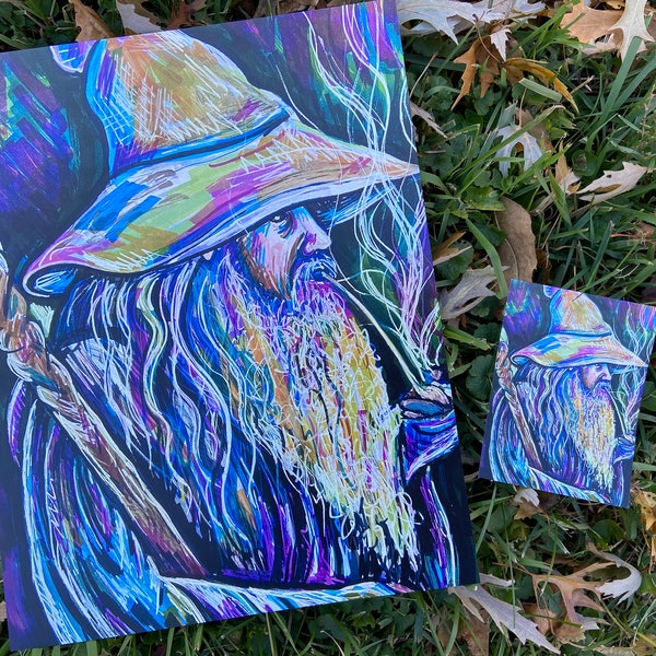 Wizard Art - Etsy