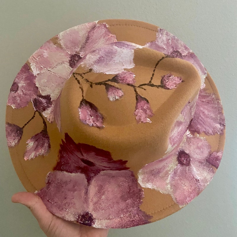 Hand Painted Hat - Etsy