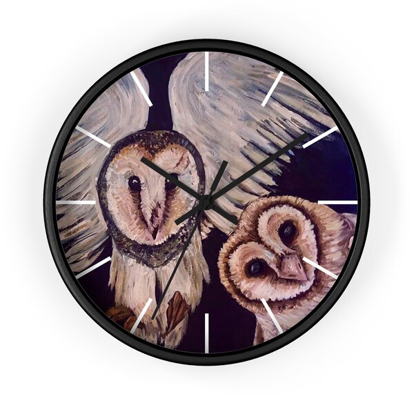Owl Clock - Etsy